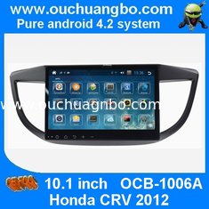 China Ouchuangbo free shipping Honda CRV 2012 car stereo with radio bluetooth gps navigation 10.1 inch screen supplier