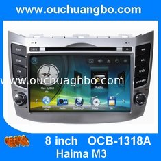 China Ouchuangbo Haima M3 gps radio stereo multimedia support BT iPod USB swc supplier