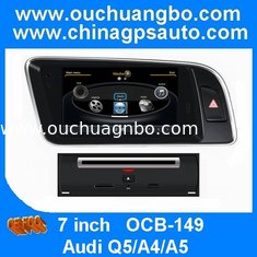 China Ouchuangbo A8 Chipset Navi Multimedia gps radio Audi Q5 /A4 /A5 Car S100 Platform BT MP3 supplier
