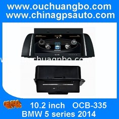 China Ouchuangbo Car DVD GPS navi Radio Player for BMW 5 series 2014 S100 USB SD AUX swc SD MP3 supplier