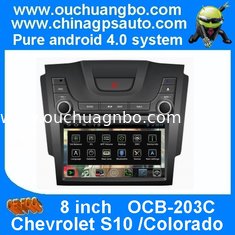 China Ouchuangbo Android 4.0 Car Navi Multimedia Kit for Chevrolet S10 /Colorado USB PIP iPod GPS S150 Platform OCB-203C supplier