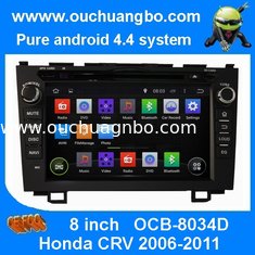 China Ouchuangbo Pure Android 4.4 Car Media Player for Honda CRV 2006-2011 DVD Audio Video Stereo System OCB-8034 supplier