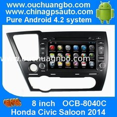 China Ouchuangbo Auto GPS Navigation iPod USB 3G Wifi for Honda Civic Saloon 2014 Android 4.2 DVD Player OCB-8040C supplier