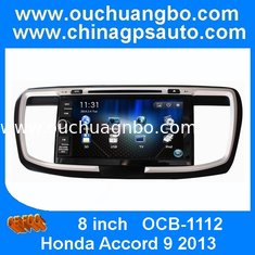China Ouchuangbo audio radio oem multimedia Honda Accord 9 2013 support BT iPod USB SD USA map supplier