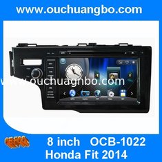 China Ouchuangbo multimedia gps radio tape recorder Honda Fit 2014 with BT iPod CD brazil map supplier