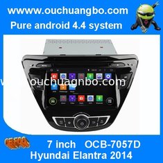 China Ouchuangbo Car GPS Navigation Stereo DVD Player Hyundai Elantra 2014 Android 4.4 3G Wifi Bluetooth Radio OCB-7057D supplier