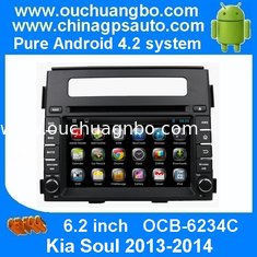 China Ouchuangbo Car GPS Navigation Stereo System for Kia Soul 2013-2014 Android 4.2 DVD Radio 3G Wifi Bluetooth OCB-6234C supplier