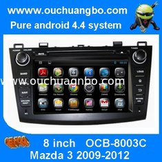 China Ouchuangbo Pure Android 4.2 DVD Multimedia Kit GPS for Mazda 3 2009-2012 3G wifi Bluetooth Radio OCB-8003C supplier
