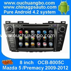 China Ouchuangbo Car DVD Video Player Android 4.2 for Mazda 5 /Premacy 2009-2012 GPS Stereo System OCB-8005C supplier