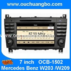China Ouchuangbo Auto DVD Multimedia Radio for Mercedes Benz W203 /W209 GPS Navigation iPod USB TV Audio Player supplier