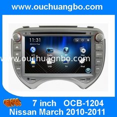 China Ouchuangbo Car Radio DVD System for Nissan March 2010-2011 Auto GPS Navigation iPod USB SD supplier