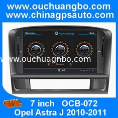China Ouchuangbo car GPS for Opel Astra J 2010-2011 with 1G CPU 1080P 3G Host HD S100 screen audio video player supplier