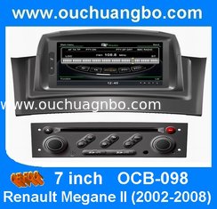 China Ouchuangbo S100 platform media radio dvd SD gps Renault Megane II 2002-2008 free Peru map supplier