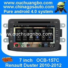 China Ouchuangbo Pure Android 4.0 Car GPS DVD Player for Renault Duster(2010-2012) 3G Wifi SWC S150 System OCB-157C supplier