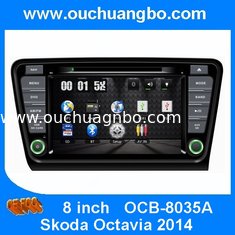 China Ouchuangbo Car GPS DVD Nav Multimedia for Skoda Octavia 2014 USB iPod Main menu language supplier