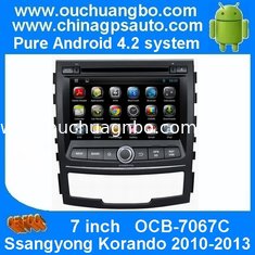 China Ouchuangbo Android 4.2 Car Navi Multimedia for Ssangyong Korando 2010-2013 Auto GPS DVD Radio Player OCB-7067C supplier