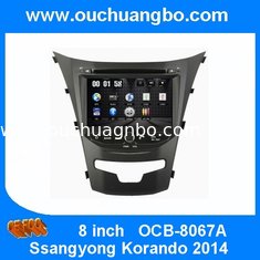 China Ouchuangbo 8&amp;quot;Touch Screen DVD Radio Player Ssangyong Korando 2014 GPS Navi Bluetooth iPod SD USB SWC OCB-8067A supplier