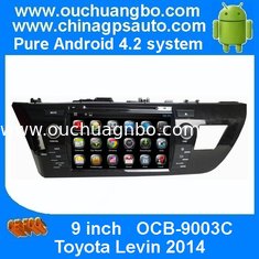 China Ouchuangbo Auto Navi Multimedia Kit Toyota Levin 2014 Android 4.2 3G Wifi Bluetooth Radio Player OCB-9003C supplier