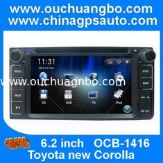 China Ouchuangbo car dvd gps video recorder Toyota new Corolla support USB SD MP3 sat navi OCB-1 supplier