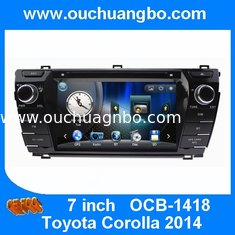 China Ouchuangbo multimedia dvd radio media player Toyota Corolla 2014 support USB iPod hot sell supplier