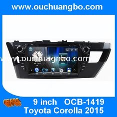 China Ouchuangbo autoradio satnavi kit gps dvd for Toyota Corolla 2015 support RDS BT iPod supplier