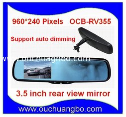China Ouchuangbo 3.5 inch Rear view mirror with auto dimming automatic signal detection supplier