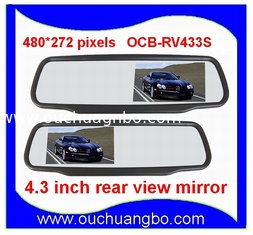 China Ouchuangbo 4.3&amp;quot; Digital TFT LCD Screen 16:9 Car Monitor Rearview Mirror Security Monitor Auto supplier