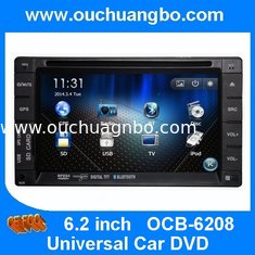 China Ouchuangbo Universal Car DVD HD 800*480 head unit auto radio cd mp3 gps player OCB-6208 supplier