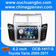 China Ouchuangbo autoradio DVD stereo  Toyota Yaris 2005-2011 sliver iPod BT aux  SD Russia map supplier