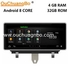 China Ouchuangbo bluetooth car kit for Audi Q3 2011-2018 support BT MP3 mirror link android 8.0 OS 4+32 supplier