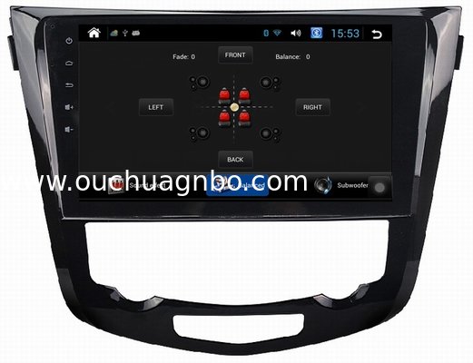 Ouchuangbo Nissan X-Trail 2014 android multimedia player with car radio bluetooth gps navigation 10.1 inch screen supplier