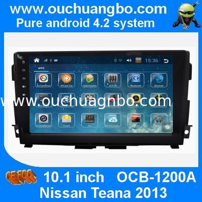 Ouchuangbo Nissan Teana 2013 android car media support gps navigation bluetooth wifi mp3 player supplier