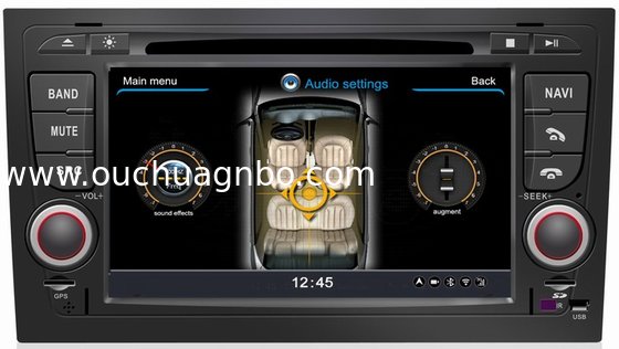 Ouchuangbo Car DVD GPS S100 Platform for Audi A4(2002-2008) DVR Bluetooth Audio Video Player supplier