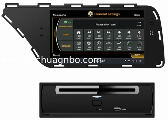 Ouchuangbo Car Radio Navi Multimedia S100 Audi A4L 2008-2013 Wifi Bluetooth RDS SD BT USB supplier