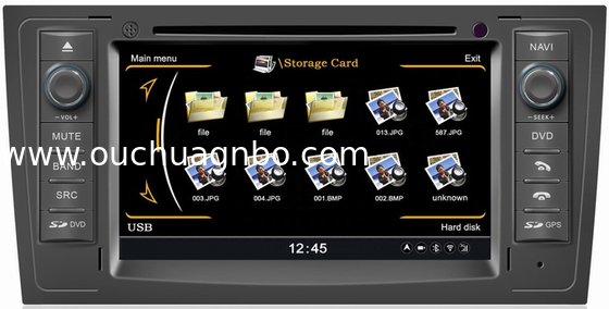 Ouchuangbo Audio Video RDS S100 Platform Audi A6(1997-2004) with Bluetooth TV iPod GPS Player 3G WiFi SWC OCB-102 supplier