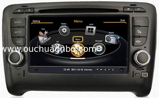 Ouchuangbo GPS Navigation 1G CPU 1080P 3G Host TV Audi TT 2006-2012 HD Screen S100 System DVR Video Player OCB-078C supplier