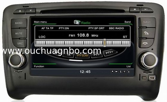 Ouchuangbo GPS Navigation 1G CPU 1080P 3G Host TV Audi TT 2006-2012 HD Screen S100 System DVR Video Player OCB-078C supplier