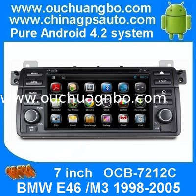 BMW E46 /M3 1998-2005 DVD radio with Android 4.2 system gps navigation iPod OCB-7212C supplier