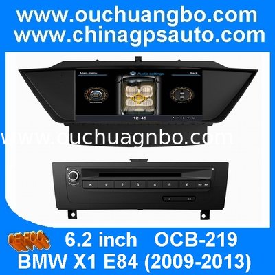 Ouchuangbo Car Radio DVD Navi for BMW X1 E84 2009-2013 S100 Wifi GPS Audio Stereo Playe supplier