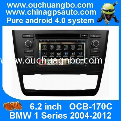 Ouchuangbo S150 Platform Android 4.0 for BMW 1 Series 2004-2012 Car Stereo Audio In-Dash GPS DVD Player OCB-170C supplier