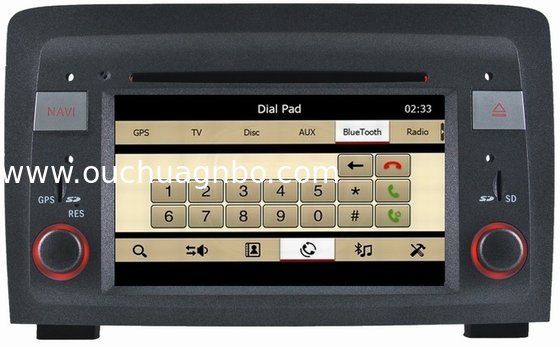 Ouchuangbo autoradio DVD stereo navi for Fiat Idea Lancia Musa 2004-2008 USB SD MP3 SWC supplier