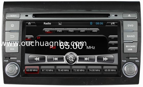 Ouchuangbo Auto DVD GPS Navigation for Fiat Bravo 2007-2012 3G Wifi iPod RDS Radio Android 4.2 System OCB-7011C supplier