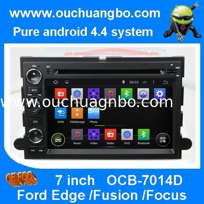 Ouchuangbo Car Multimedia Stereo 3G Wifi BT Touch Screen DVD System Android 4.4 for Ford Edge /Fusion /Focus OCB-7014D supplier