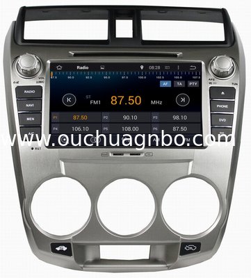 Ouchuangbo Car DVD GPS Navigation Stereo System for Honda City 1.5L 2008-2012 Android 4.4 supplier