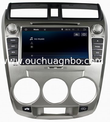 Ouchuangbo Car DVD GPS Navigation Stereo System for Honda City 1.5L 2008-2012 Android 4.4 supplier