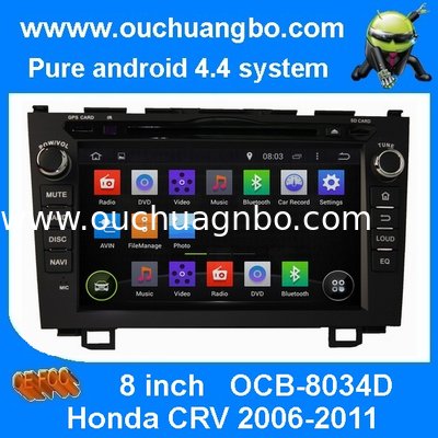 Ouchuangbo Pure Android 4.4 Car Media Player for Honda CRV 2006-2011 DVD Audio Video Stereo System OCB-8034 supplier