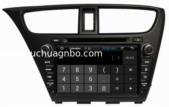 Ouchuangbo Pure Android 4.2 DVD Radio Stereo Multimedia Kit for Honda Civic 2014 3G Wifi Bluetooth Radio OCB-8037C supplier