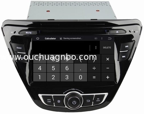 Ouchuangbo Car GPS Navigation Stereo DVD Player Hyundai Elantra 2014 Android 4.4 3G Wifi Bluetooth Radio OCB-7057D supplier