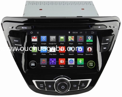 Ouchuangbo Car GPS Navigation Stereo DVD Player Hyundai Elantra 2014 Android 4.4 3G Wifi Bluetooth Radio OCB-7057D supplier