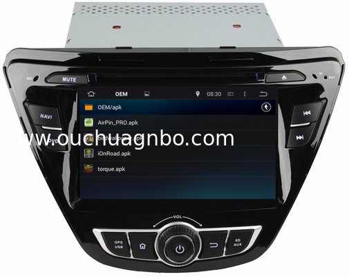 Ouchuangbo Car GPS Navigation Stereo DVD Player Hyundai Elantra 2014 Android 4.4 3G Wifi Bluetooth Radio OCB-7057D supplier